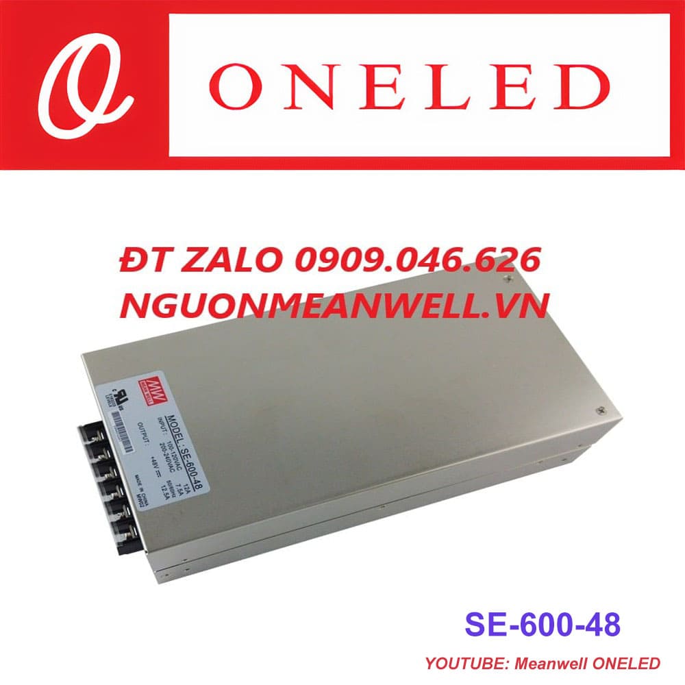Báo Giá Bộ Nguồn Meanwell SE-600-48 - 0909153888 Mr.Hùng