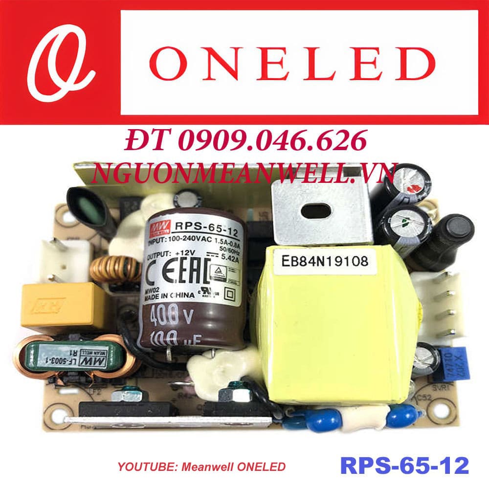Báo Giá Bộ Nguồn Meanwell RPS-65-12 - 0909153888 Mr.Hùng